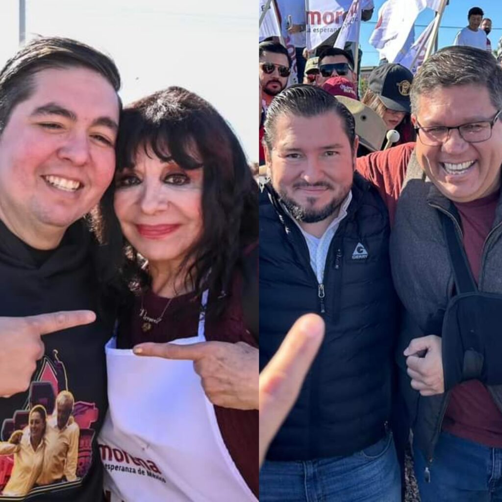 NORMA BUSTAMANTE HACIENDO LA LUCHA; NETZA JÁUREGUI CONFIADO